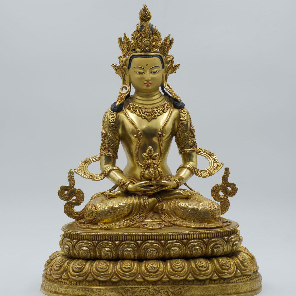 Aparmita Statue With Gold Finish | Deity of Infinite life and wisdom ...